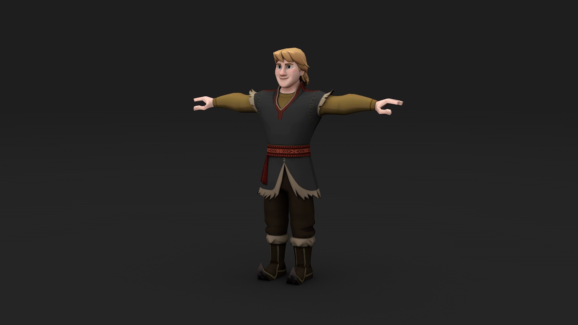 3D Kristoff - TurboSquid 2376031