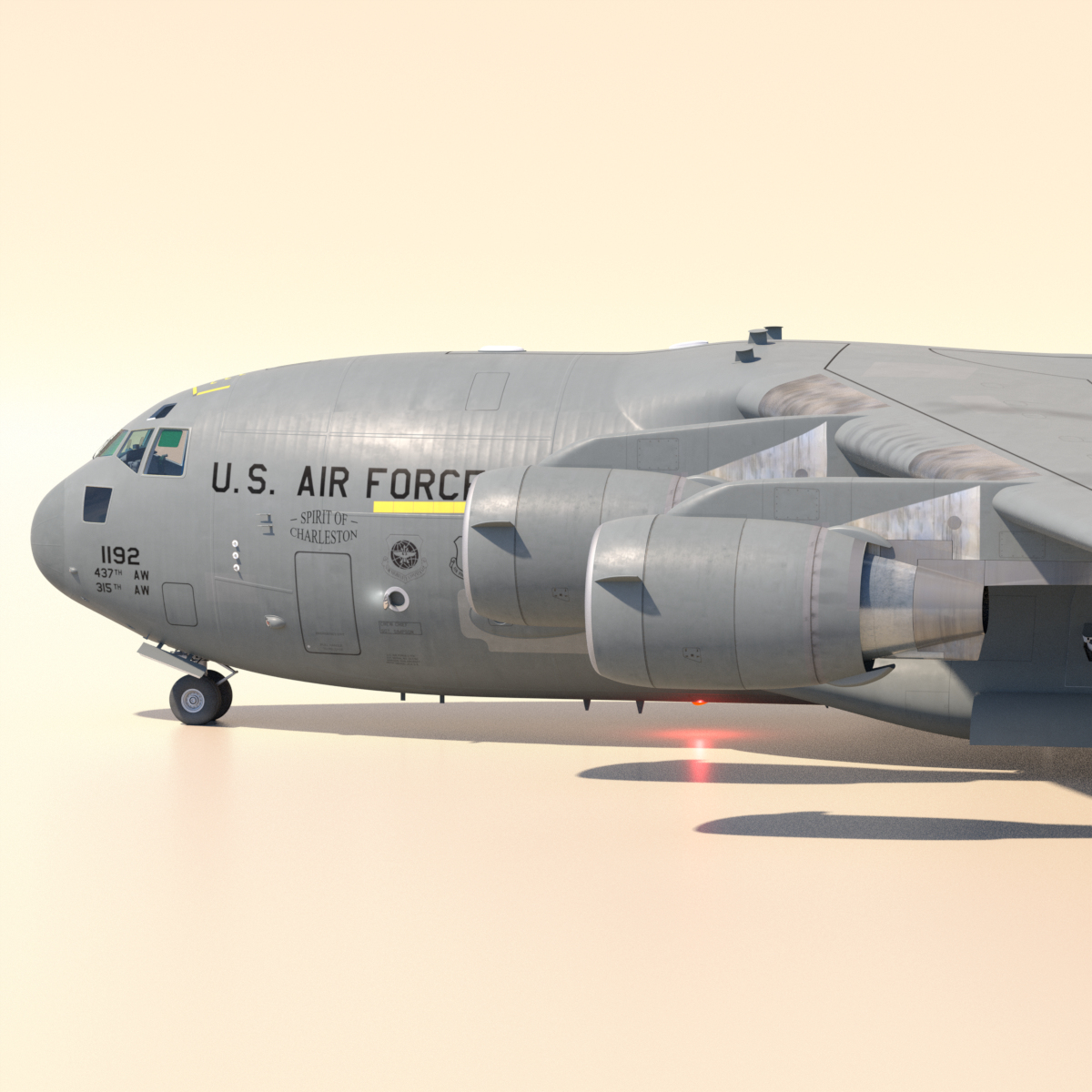 boeing c-17 globemaster iii 3d model