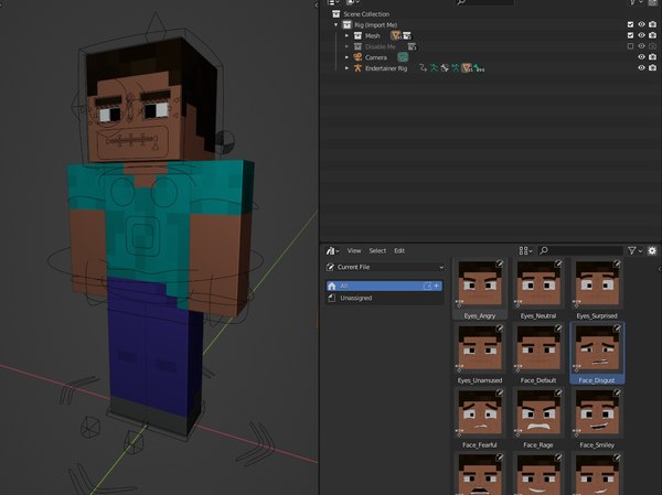 minecraft rig 3D 모델 - TurboSquid 2020351