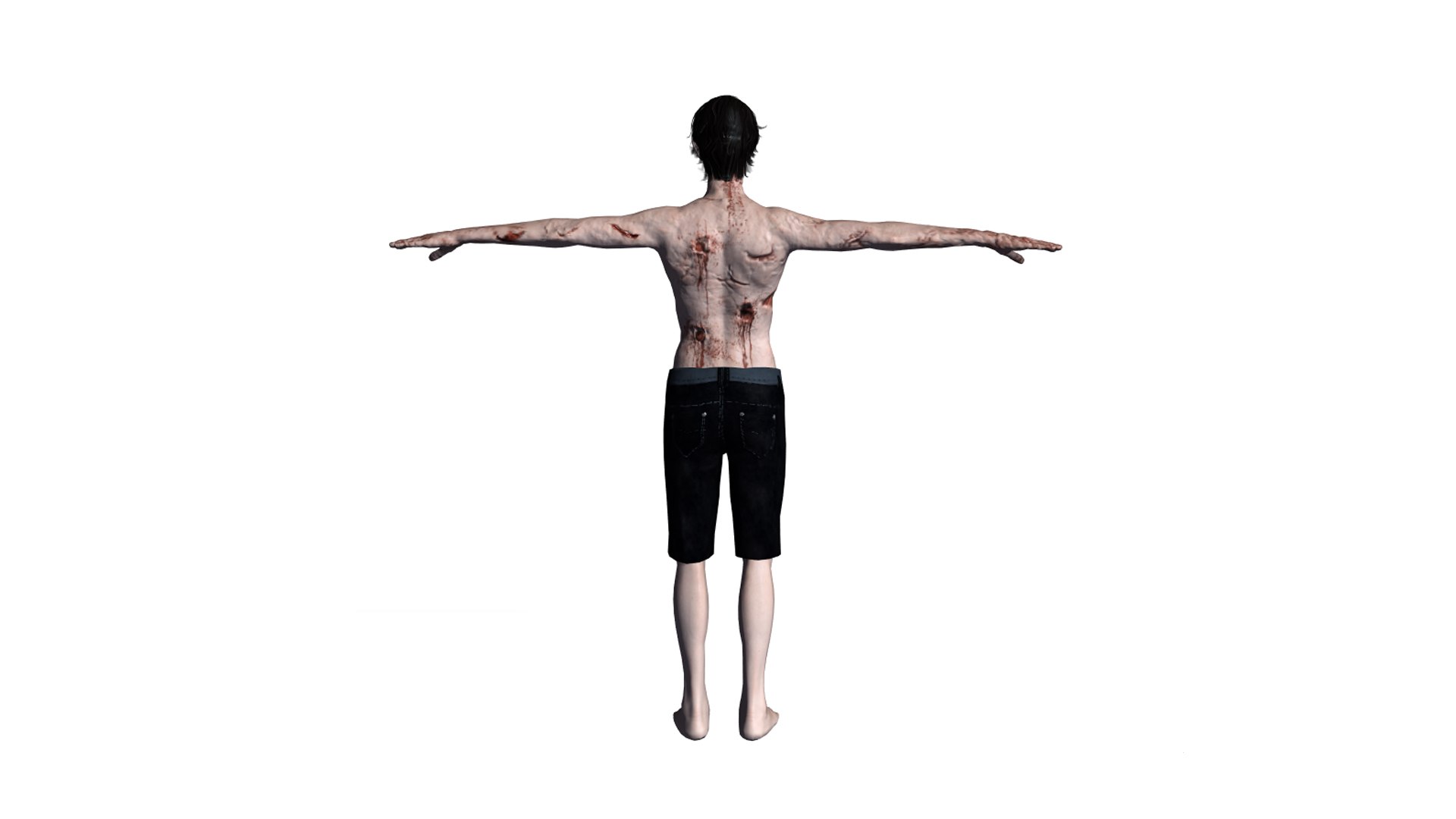 Man Horror 6 3D Model - TurboSquid 1902376