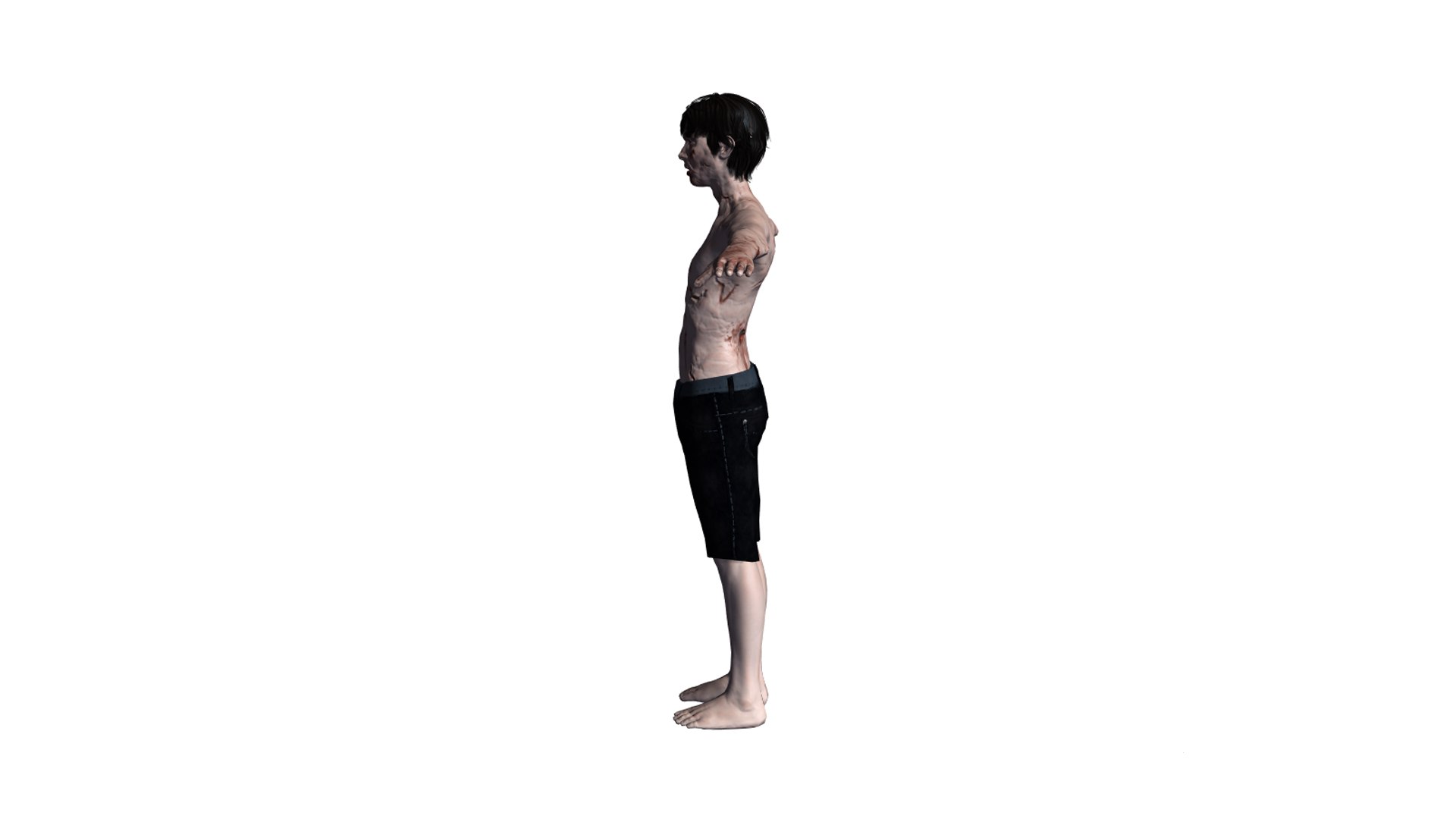 Man Horror 6 3D Model - TurboSquid 1902376
