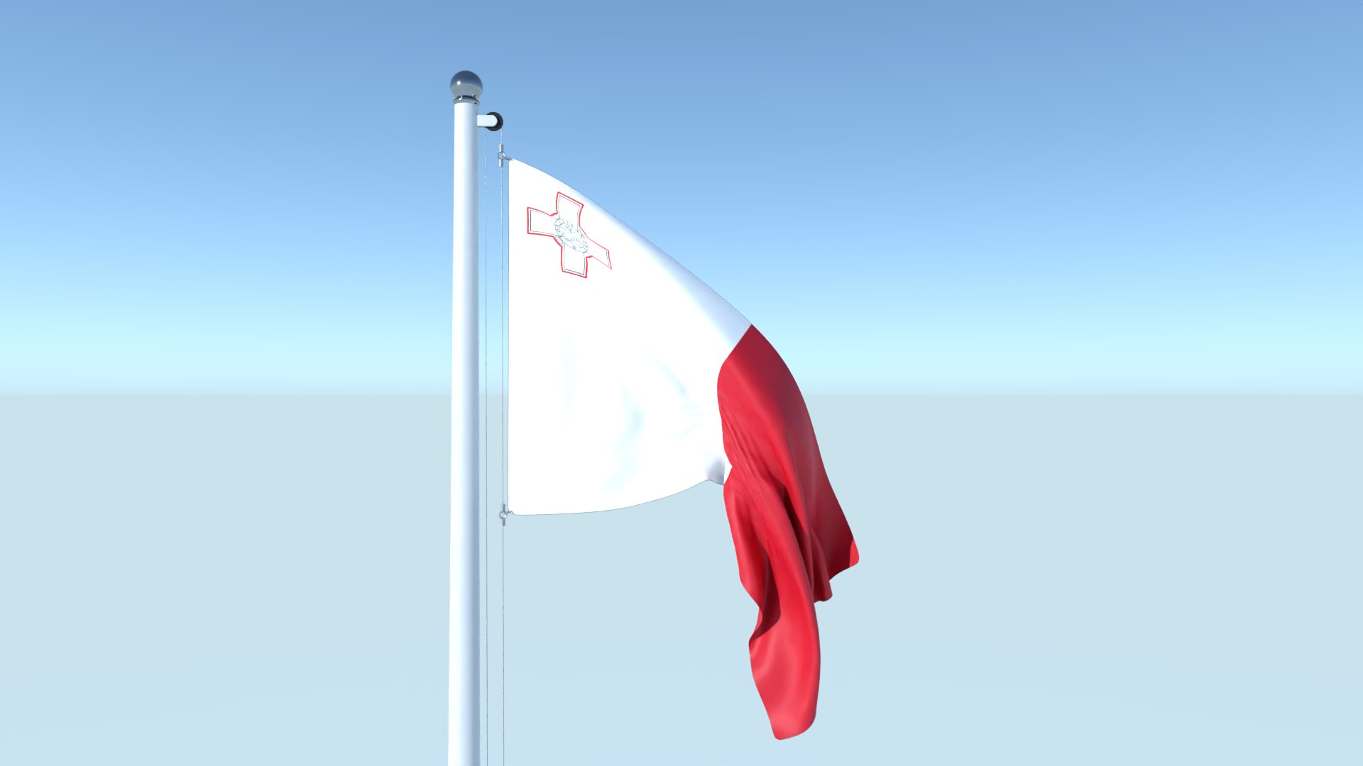 Animated Flag of Malta 3D - TurboSquid 1741203
