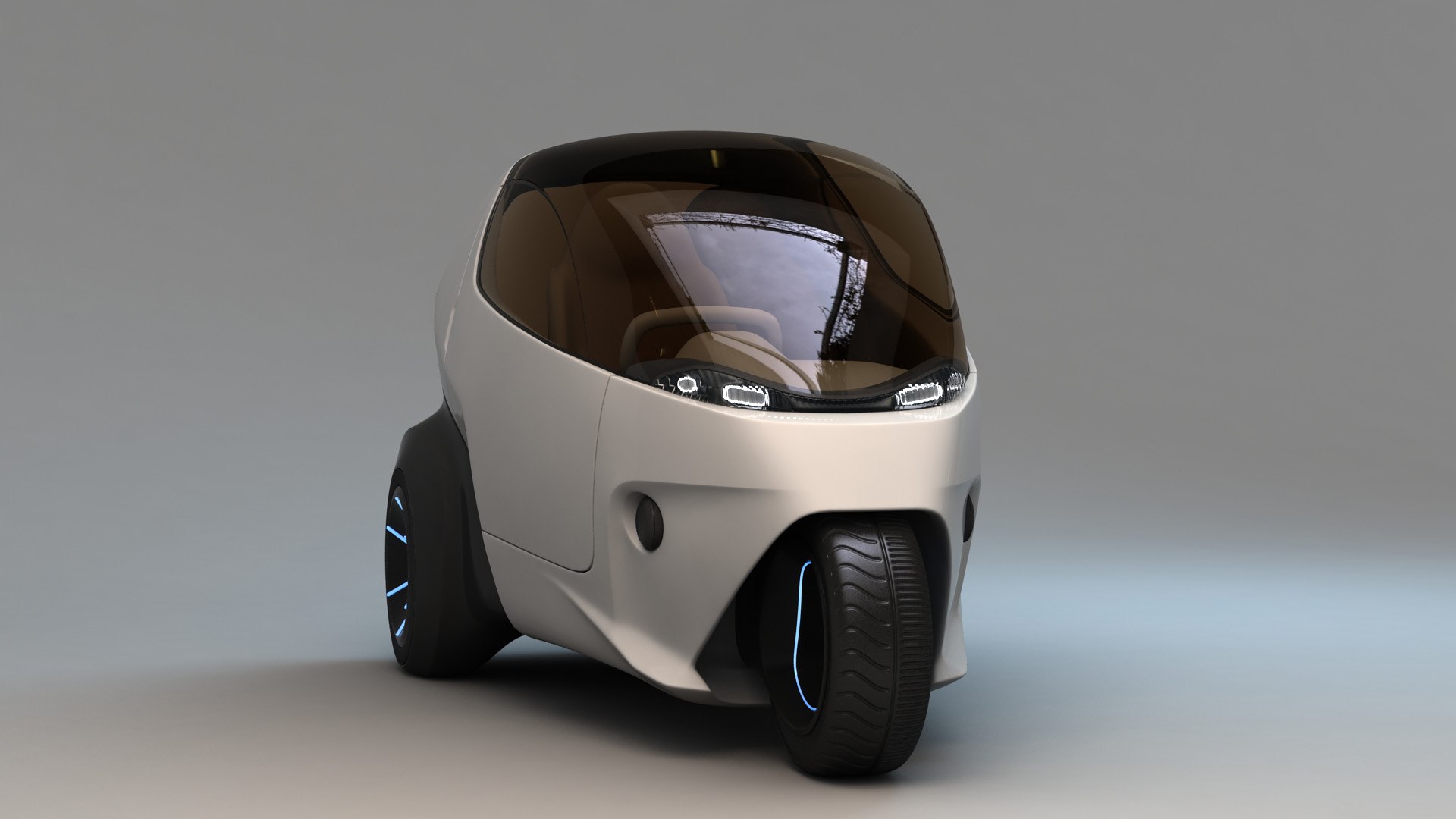 Bemo three-wheeler concept 3D - TurboSquid 1203711