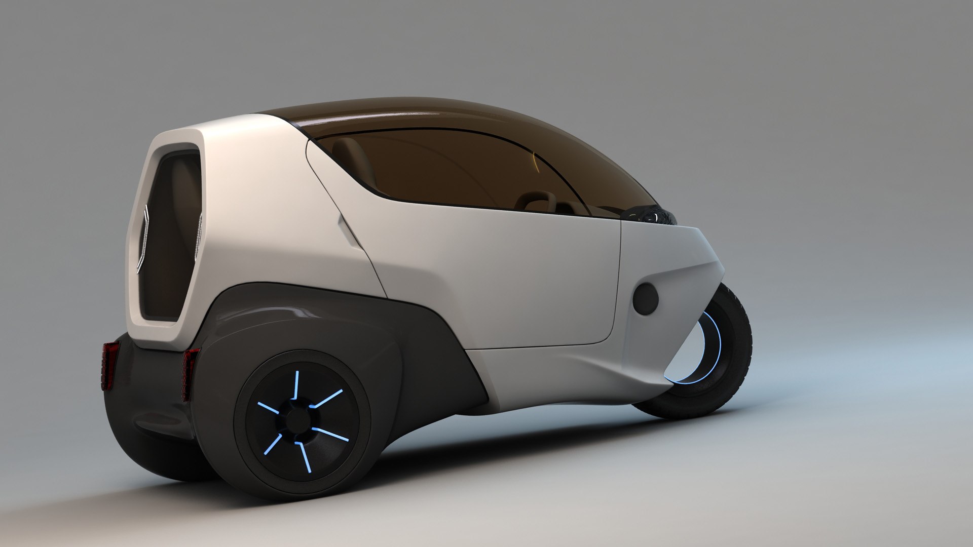 Bemo three-wheeler concept 3D - TurboSquid 1203711