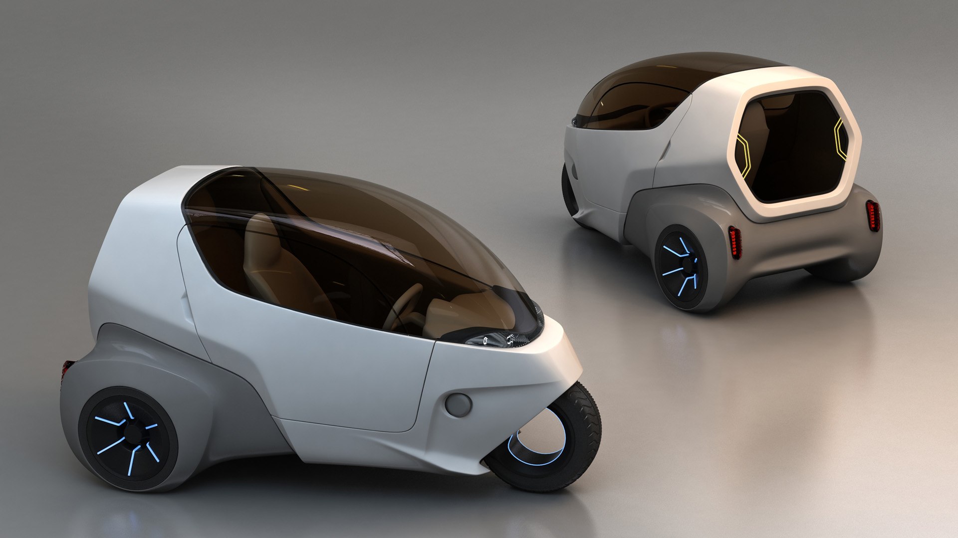 Bemo three-wheeler concept 3D - TurboSquid 1203711