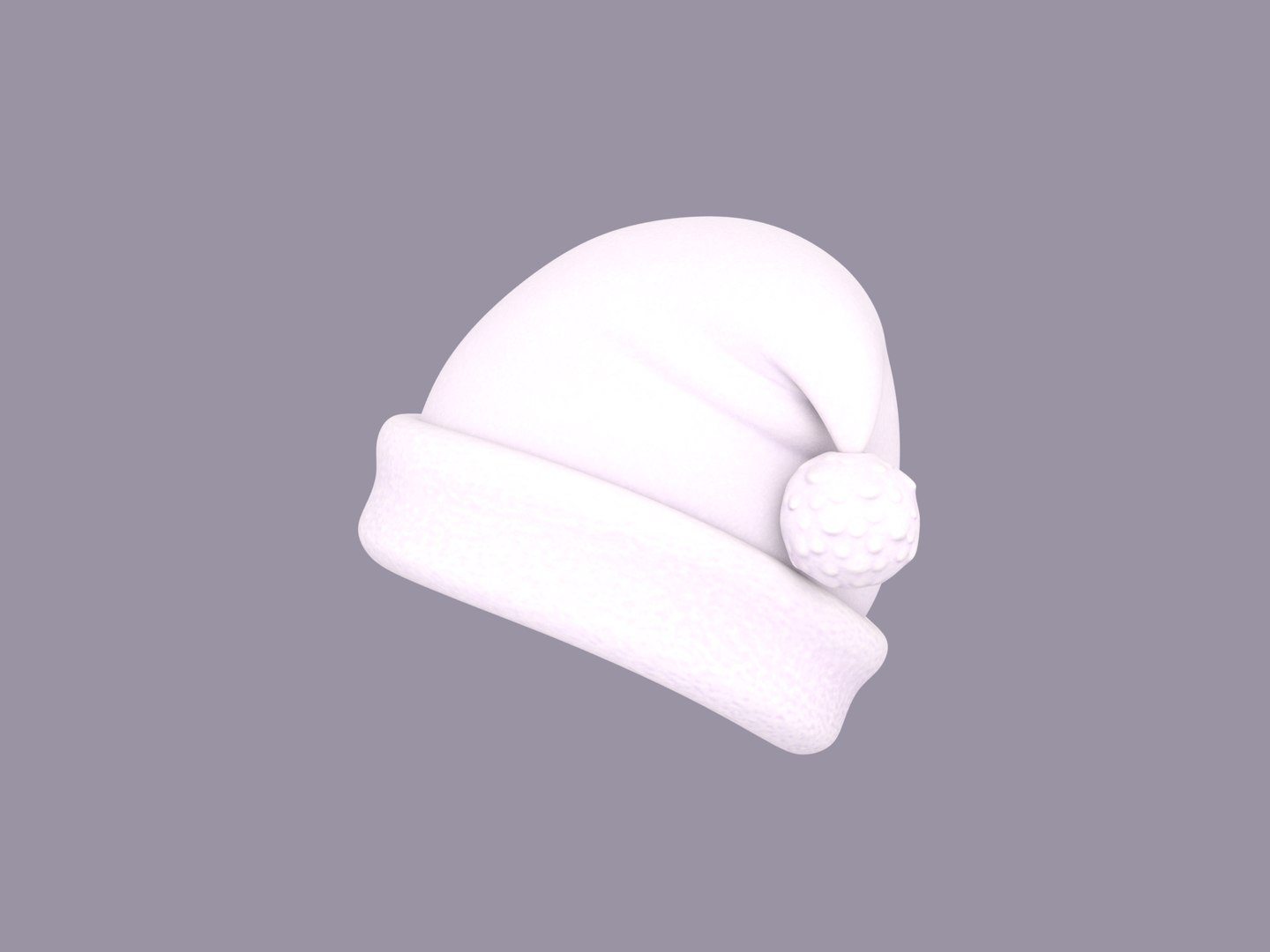 Hat060 White Nightcap 3D Model - TurboSquid 2337689