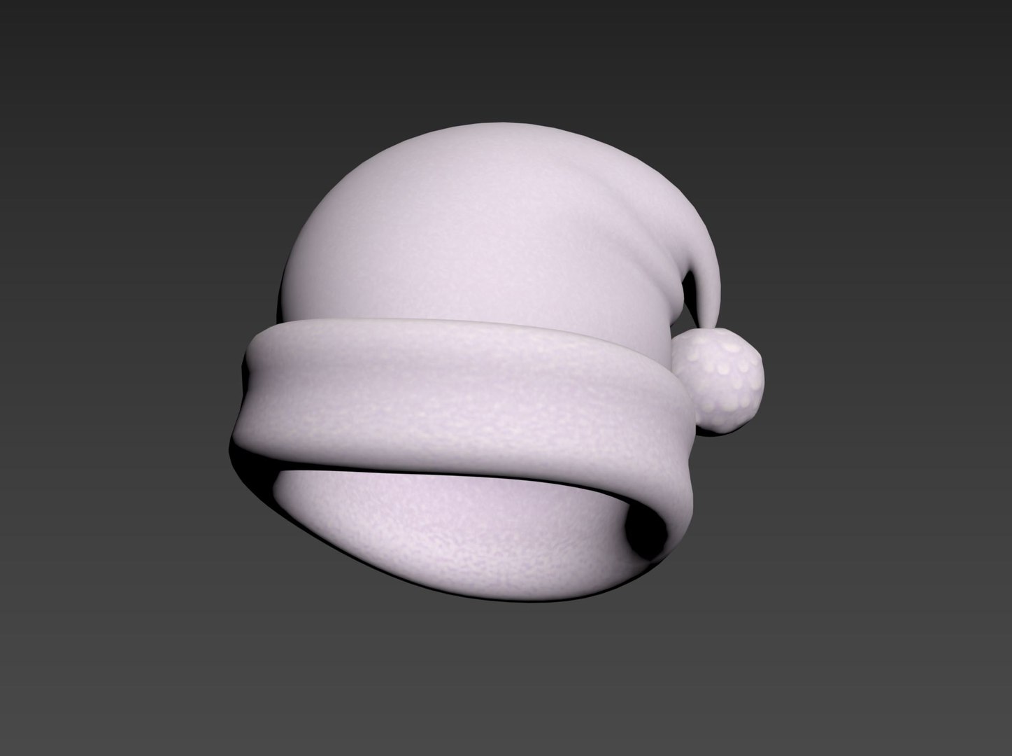 Hat060 White Nightcap 3D Model - TurboSquid 2337689