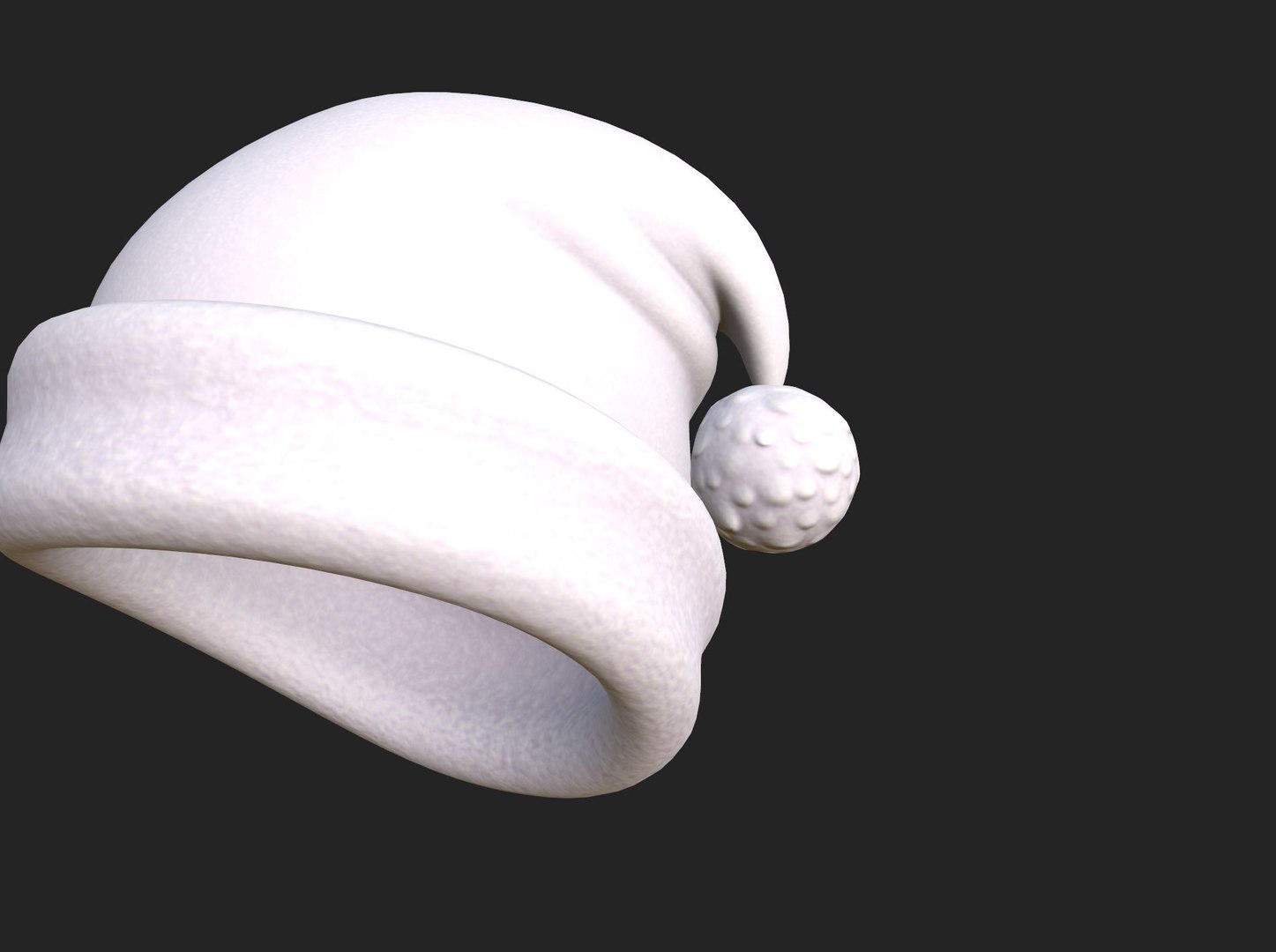 Hat060 White Nightcap 3D Model - TurboSquid 2337689