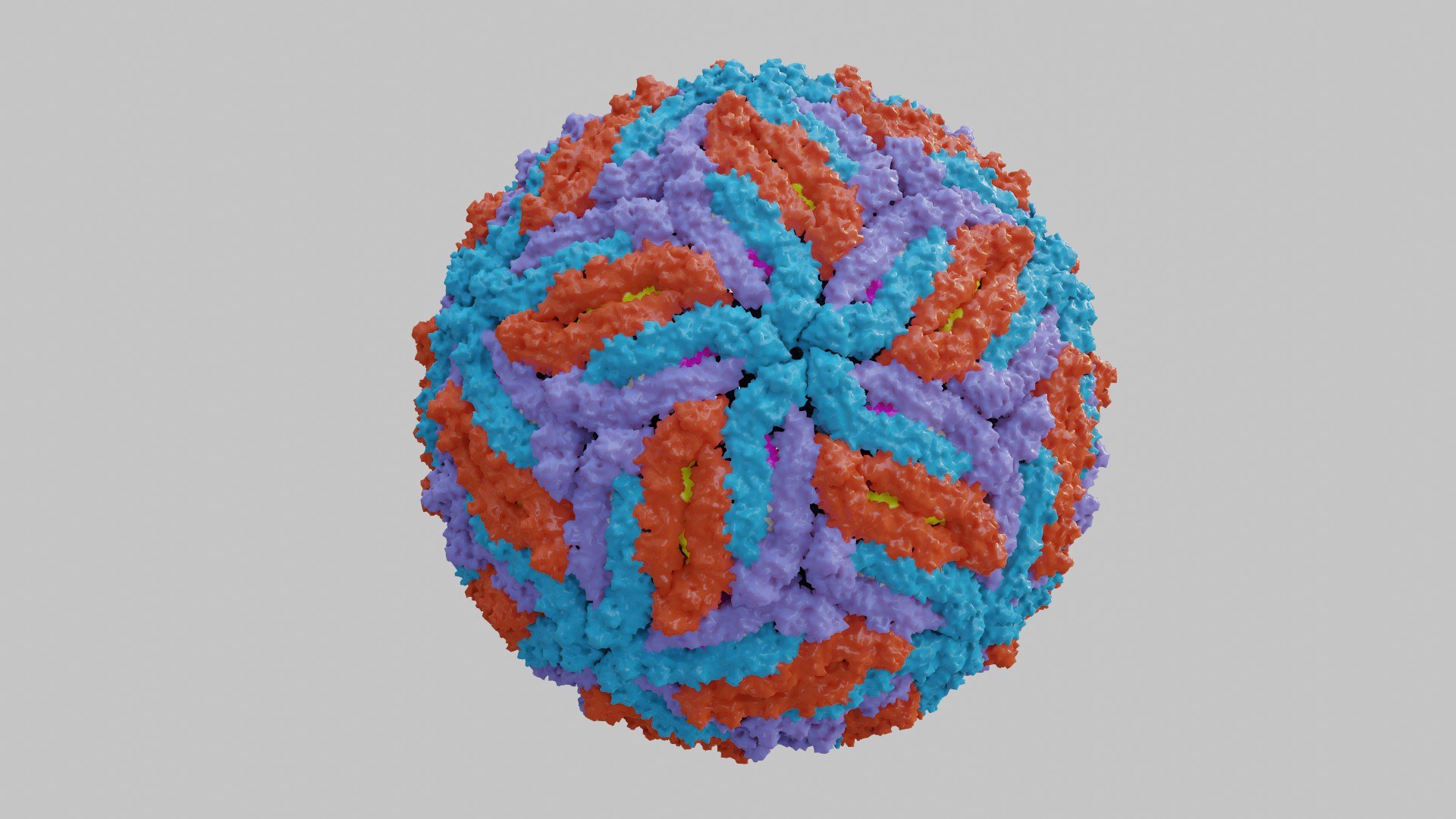 3D model Virus Zika - TurboSquid 2043355