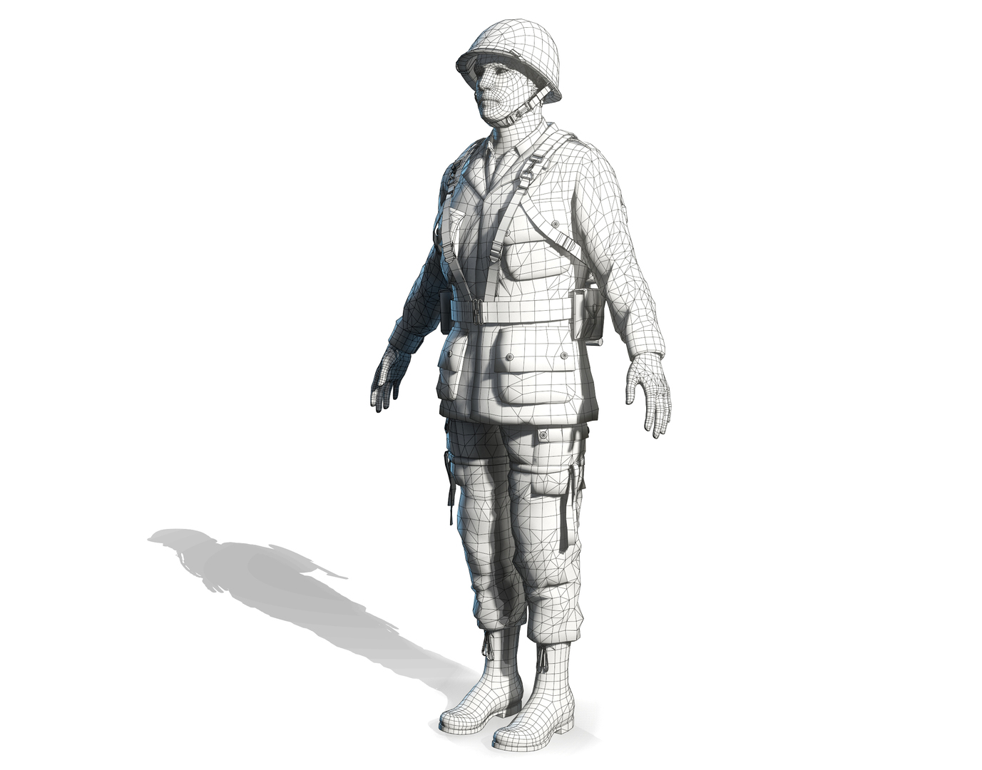 3D army man model - TurboSquid 1593497