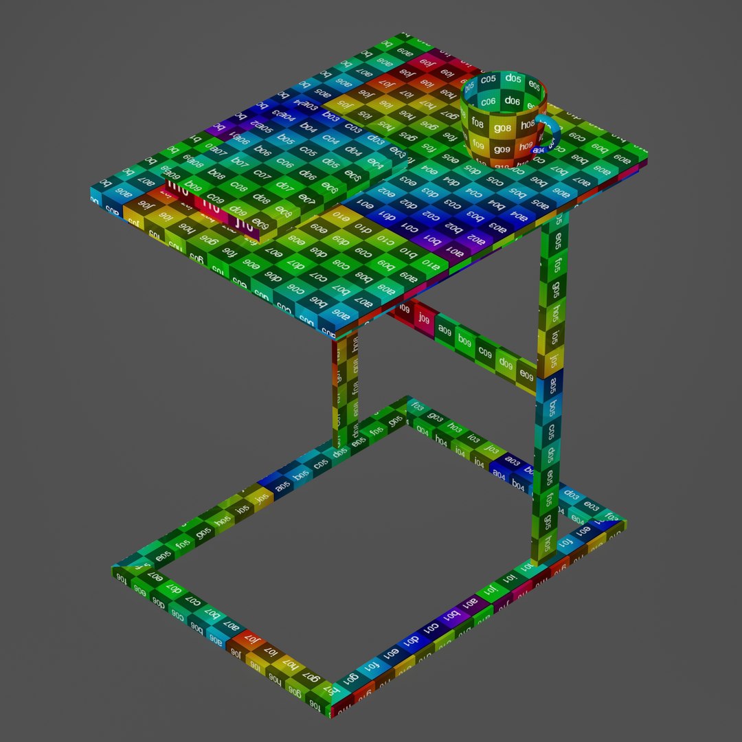 Marble Black Table 3D Model - TurboSquid 2170073