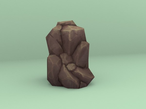 Lowpoly Cartoon Rocks Modelo 3D - TurboSquid 1239231