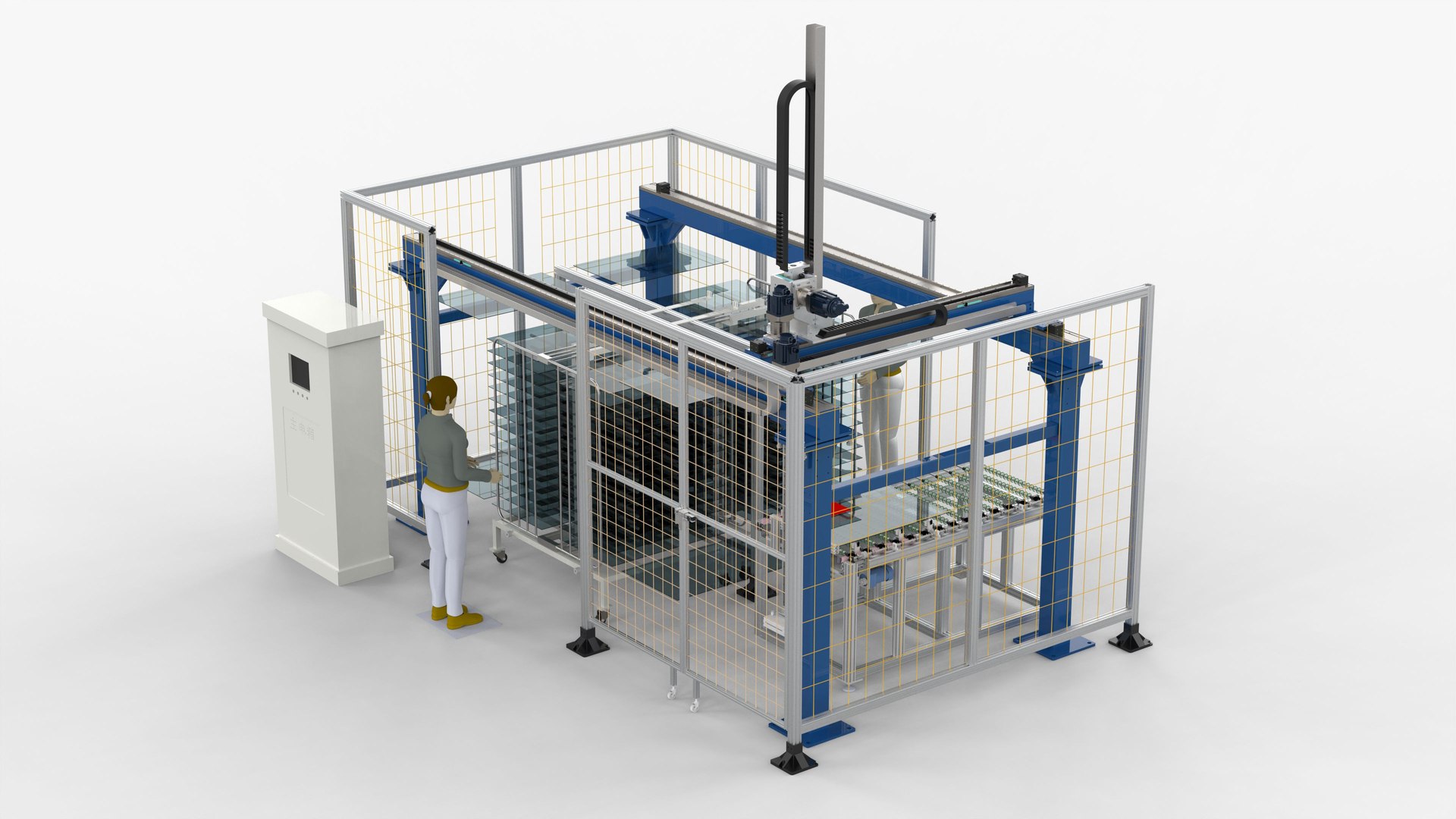 Truss Manipulator Glass Picker 3D Model - TurboSquid 1985907