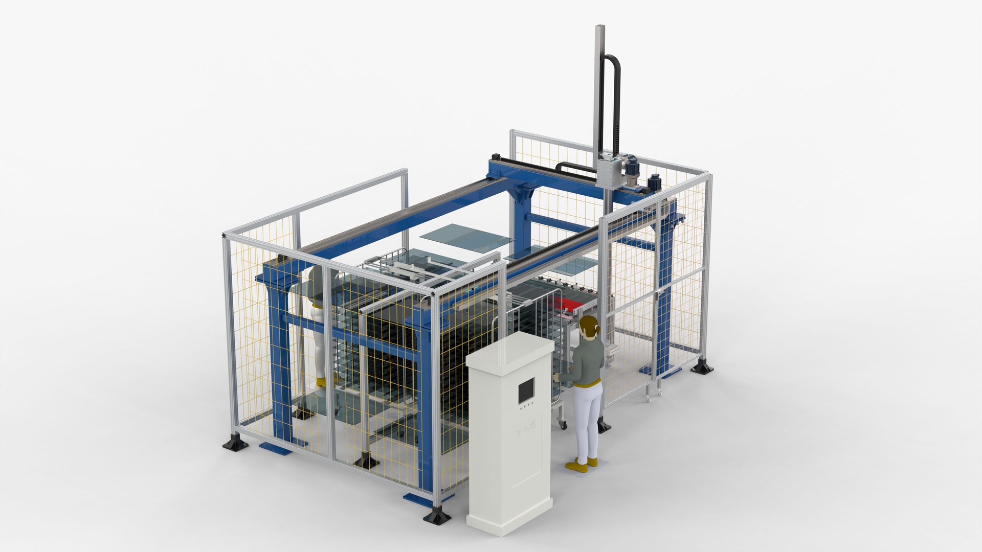 Truss Manipulator Glass Picker 3D Model - TurboSquid 1985907