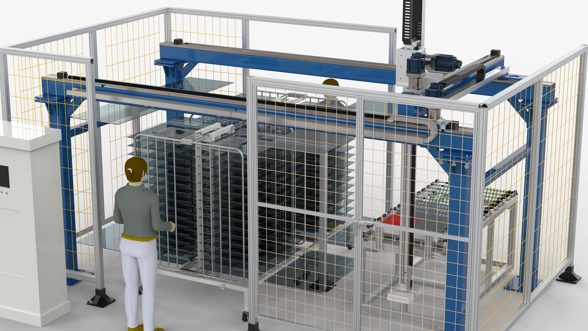 Truss Manipulator Glass Picker 3D Model - TurboSquid 1985907