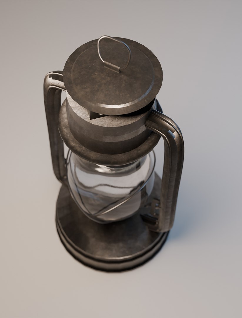3D Old Gasoline Lamp Model - TurboSquid 2352740