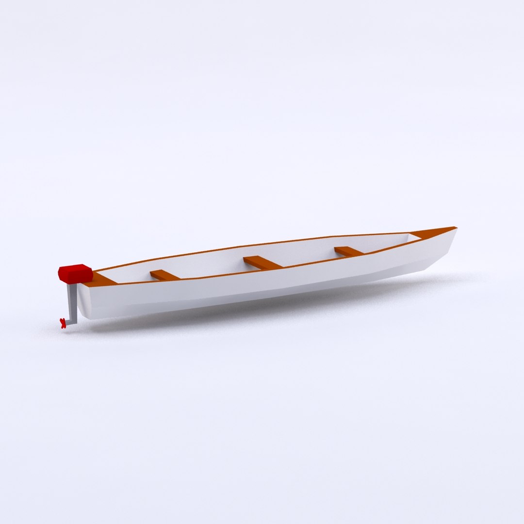 3ds Cartoon Toon Boat