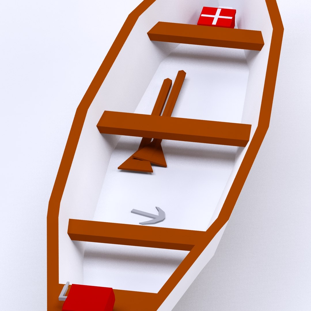 3ds Cartoon Toon Boat