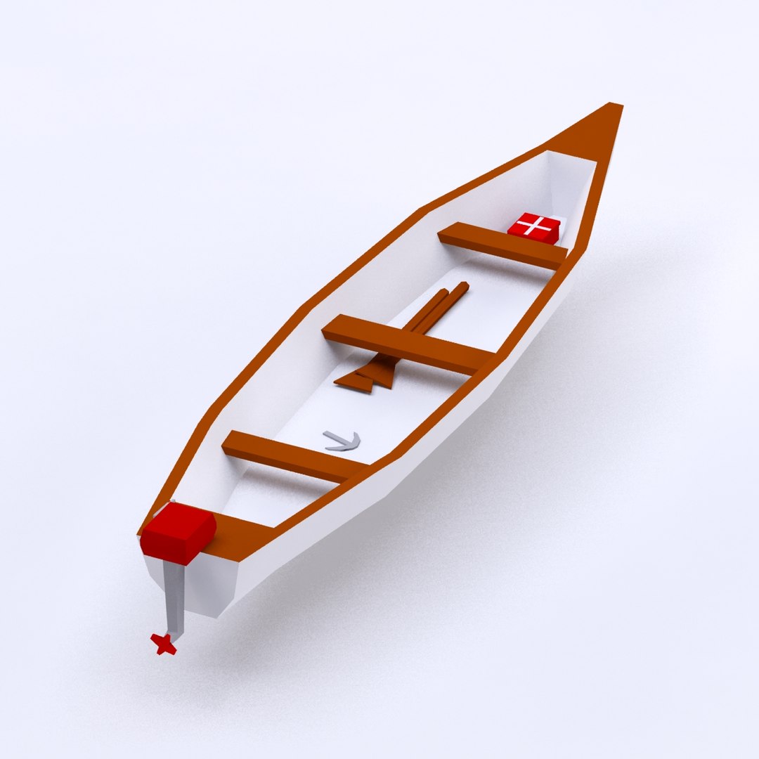 3ds Cartoon Toon Boat