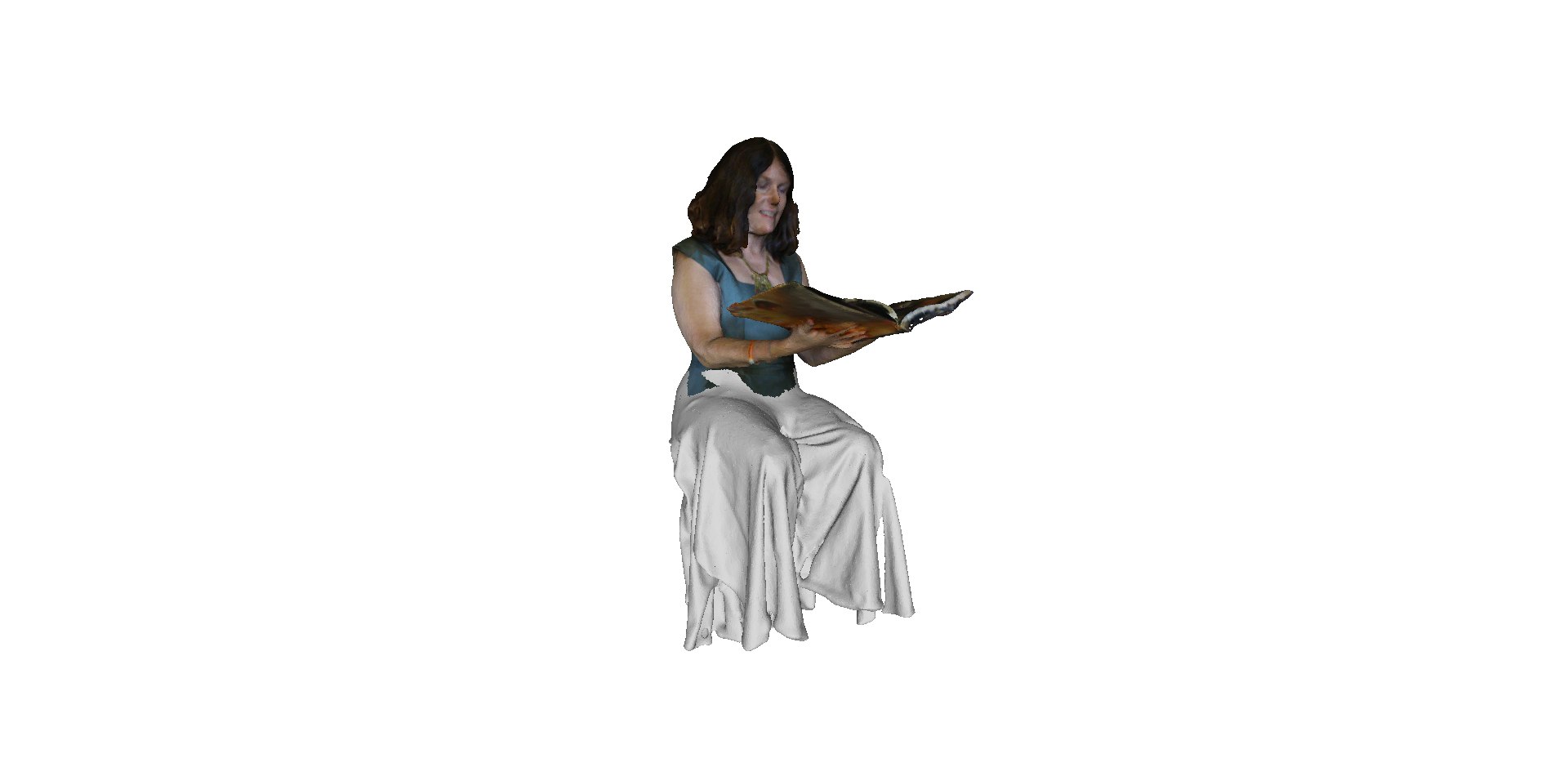Girl reading 3D model - TurboSquid 1235205