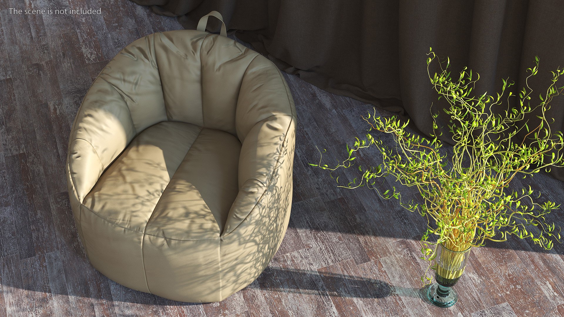 Sofa Sack Beige 3D Model - TurboSquid 2079926