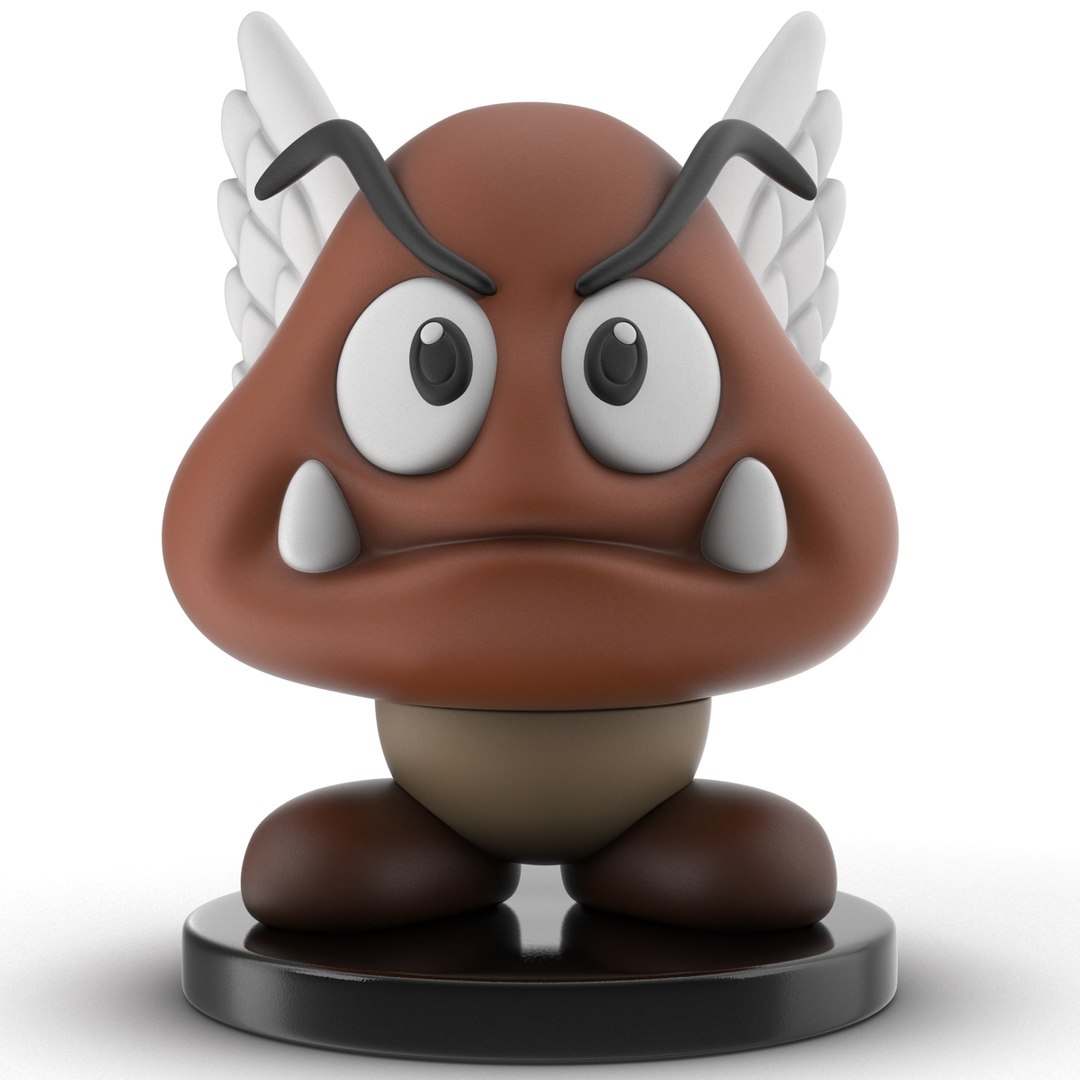 3d Model Flying Goomba Toy