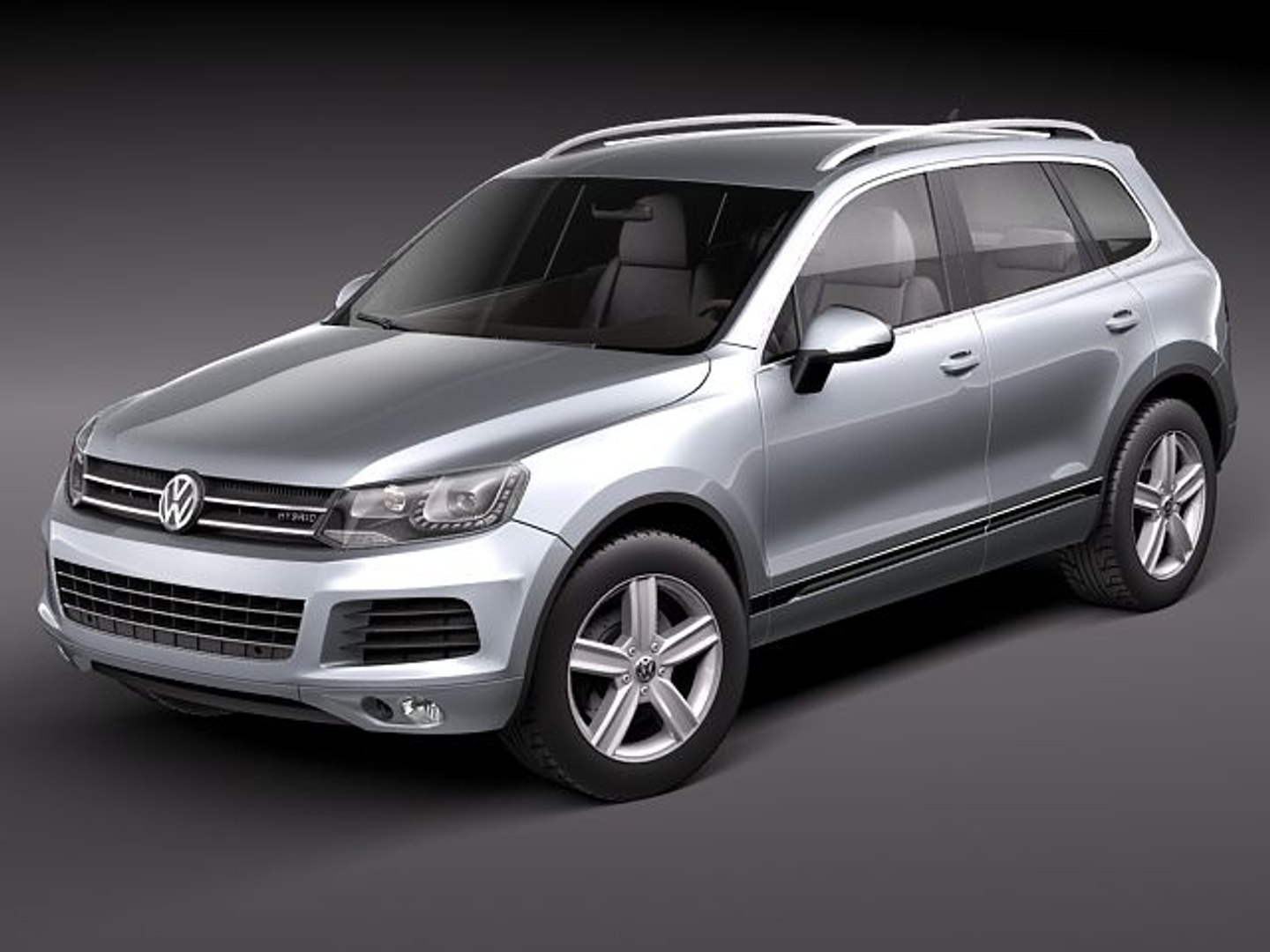 Volkswagen Touareg Suv 3d Model