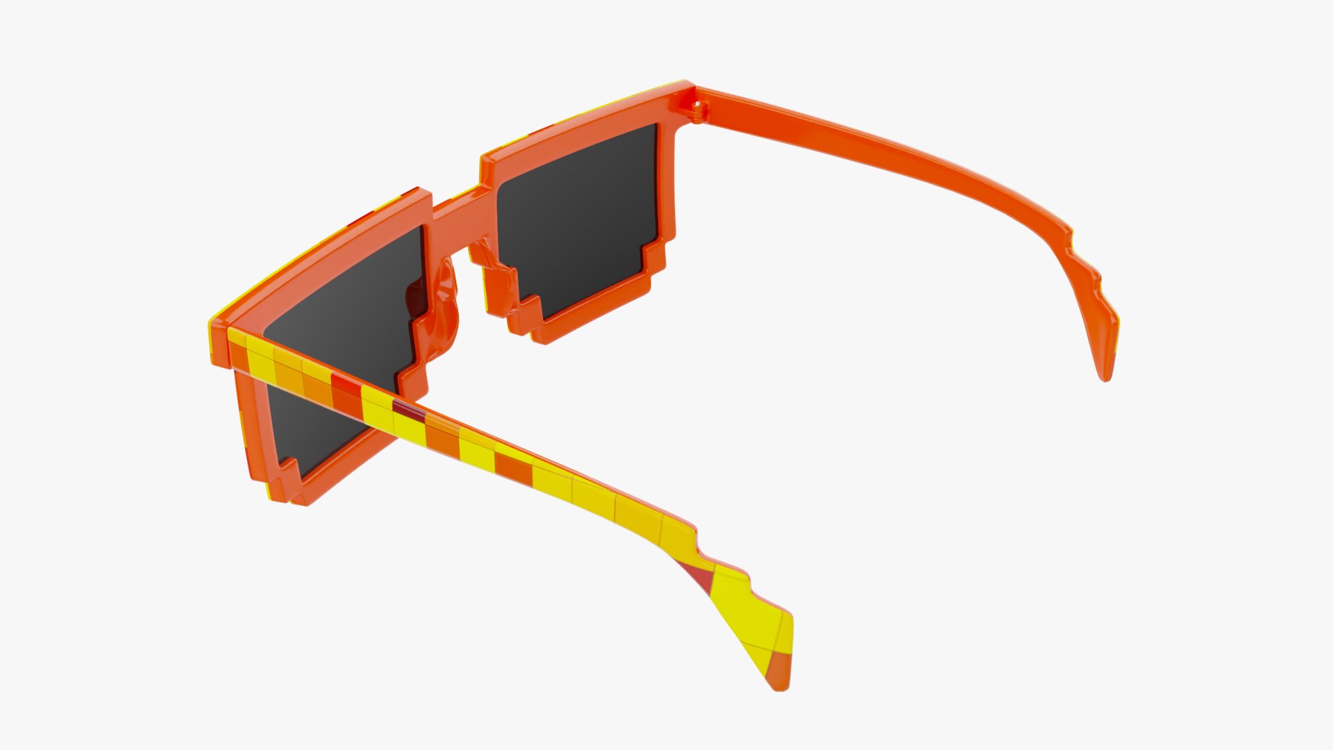 3D Pixel Style Sunglasses - TurboSquid 1960201