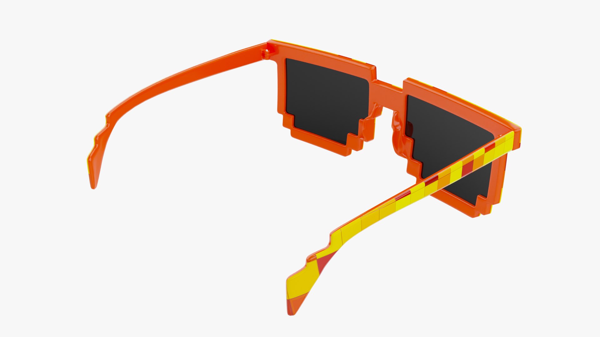 3D Pixel Style Sunglasses - TurboSquid 1960201