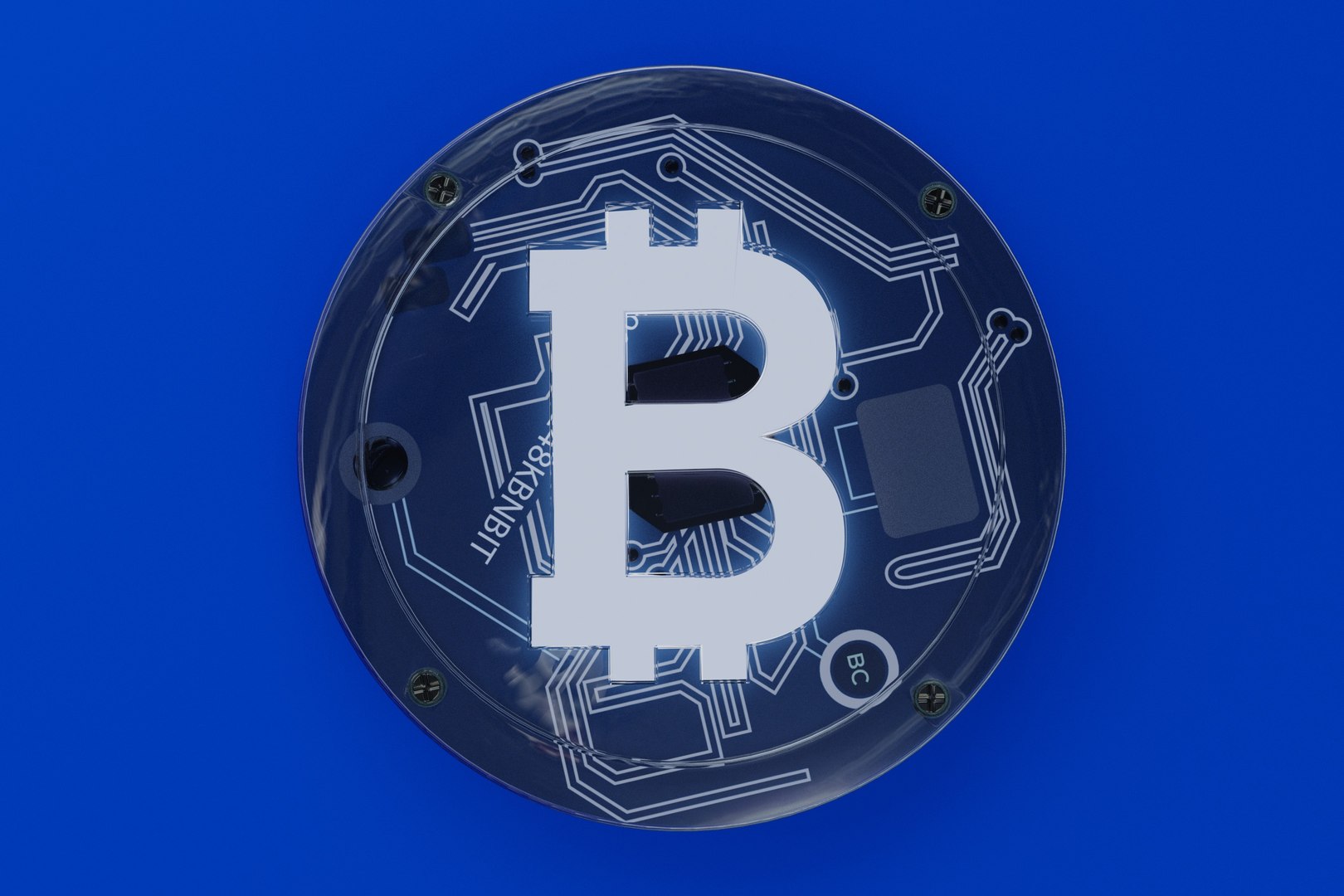 Bitcoin Digital Currency Model - TurboSquid 1700500