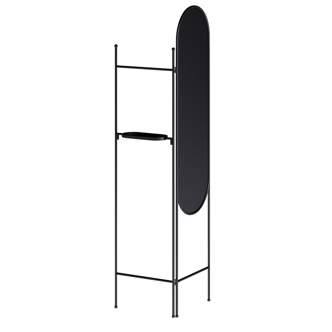 3D Vaniria Standing Mirror - TurboSquid 2162097