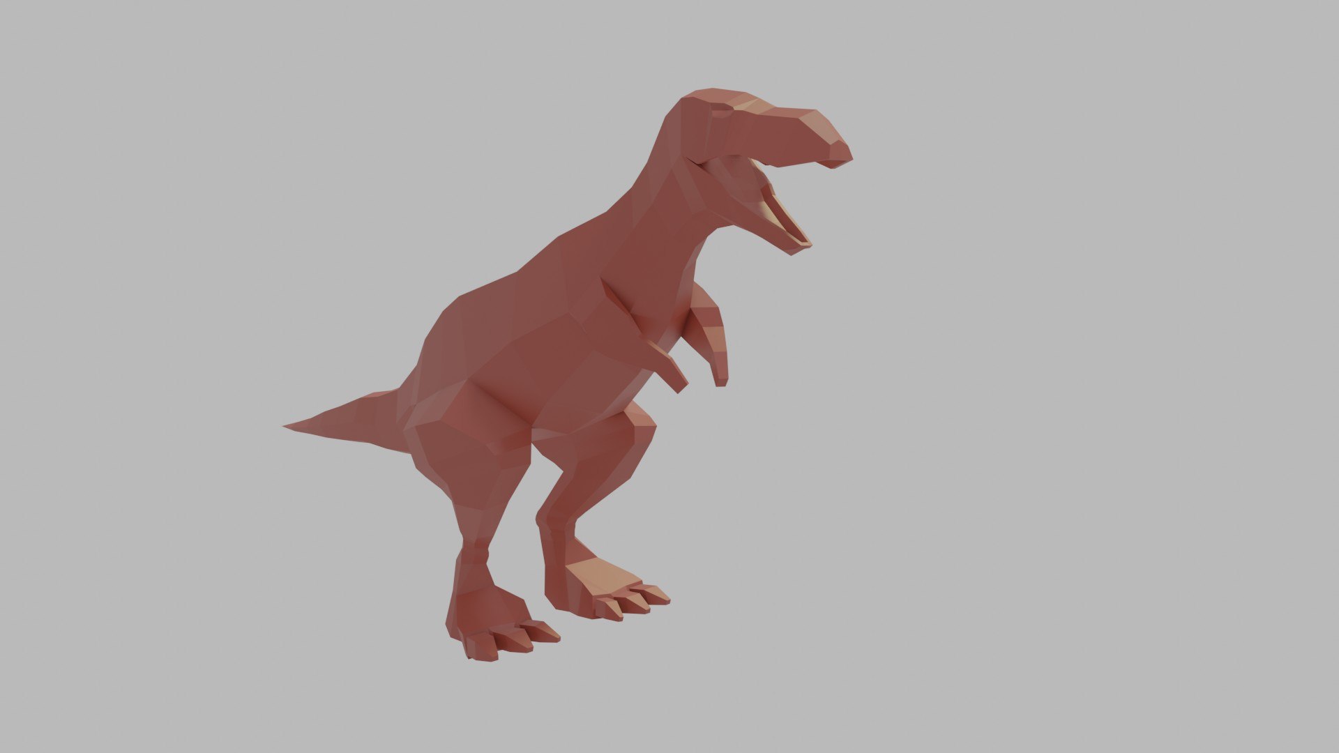 Low Poly T-rex 3D Model - TurboSquid 1954250