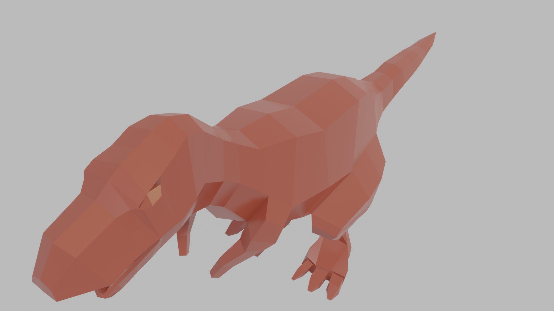 Low Poly T-rex 3D Model - TurboSquid 1954250