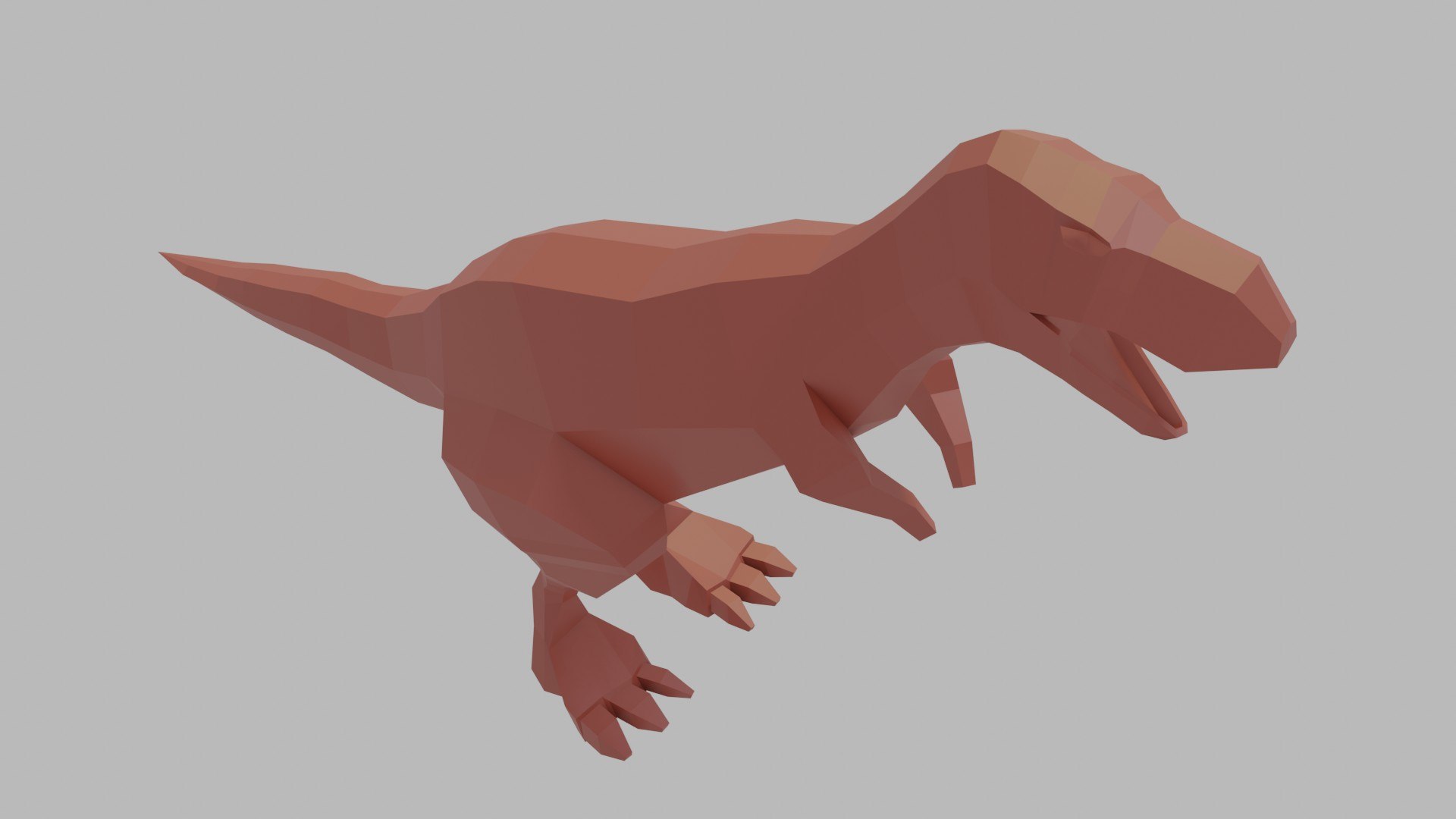 Low Poly T-rex 3D Model - TurboSquid 1954250