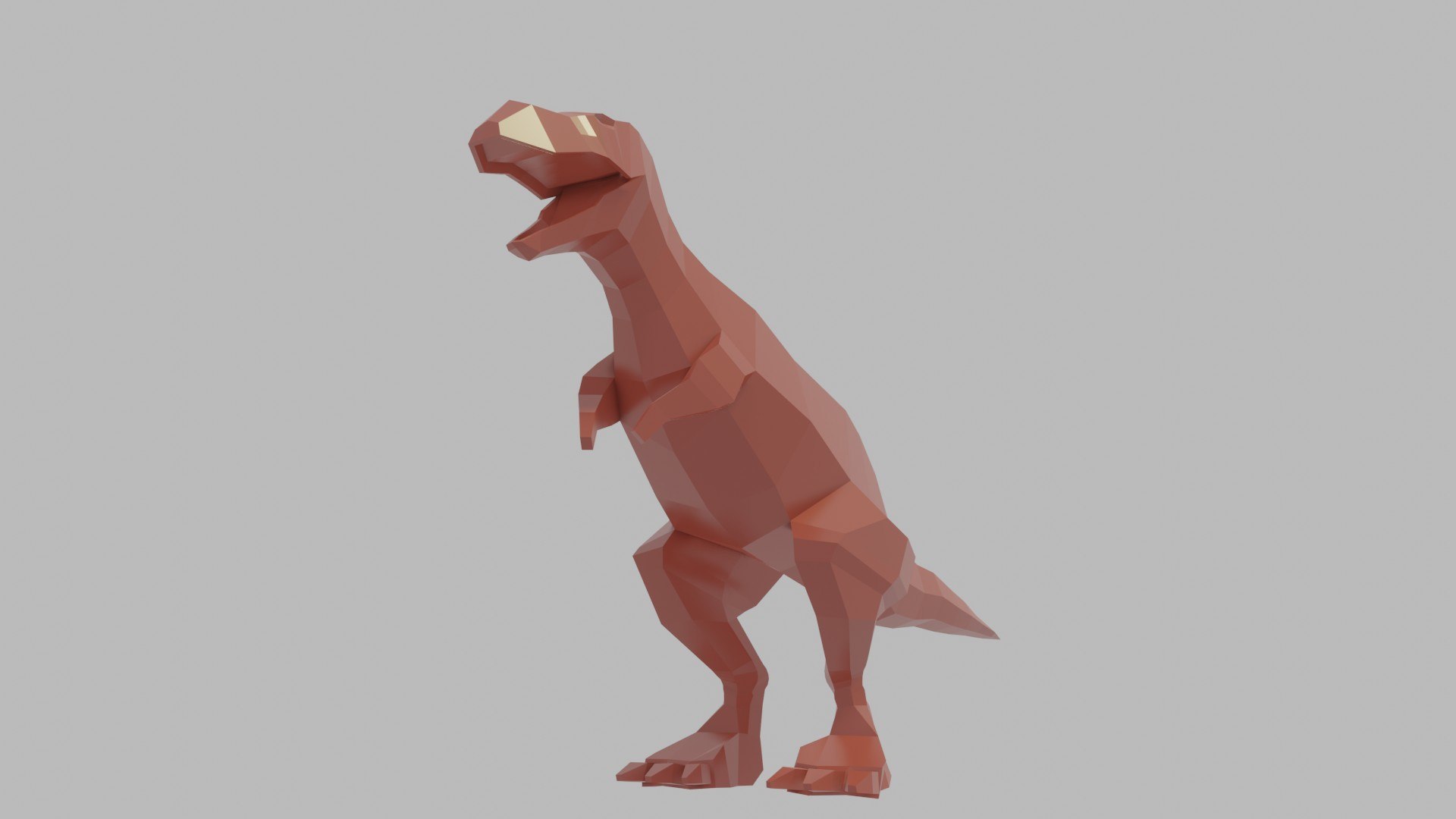 Low Poly T-rex 3D Model - TurboSquid 1954250