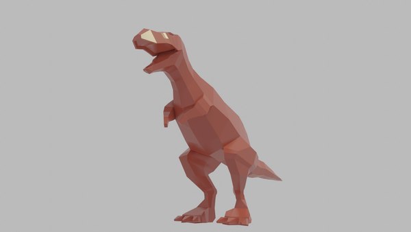 Low Poly T-rex 3D model - TurboSquid 1954250
