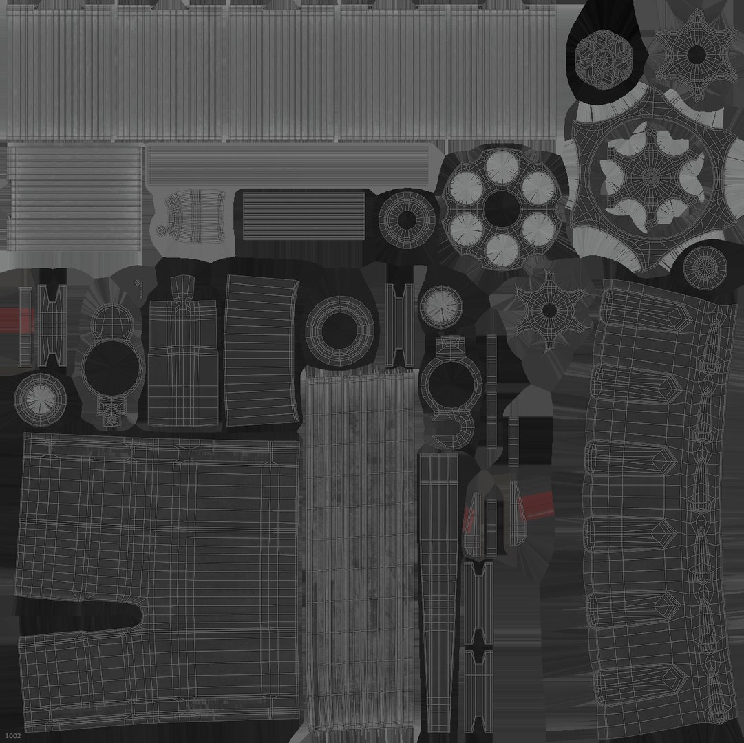 Colt python 357 4 inch black 3D - TurboSquid 2035881