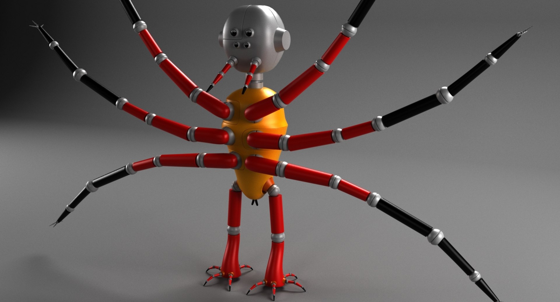 3D robot spider bot - TurboSquid 1187295