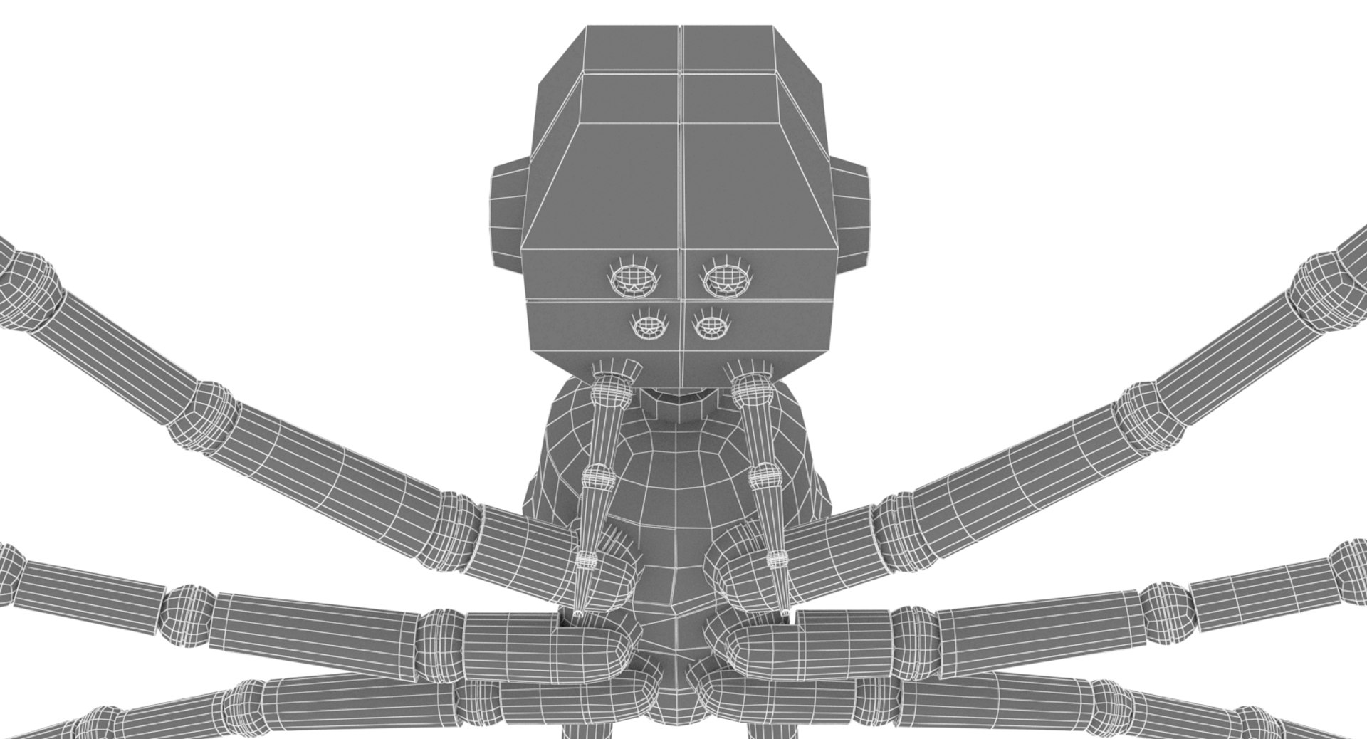 3D robot spider bot - TurboSquid 1187295