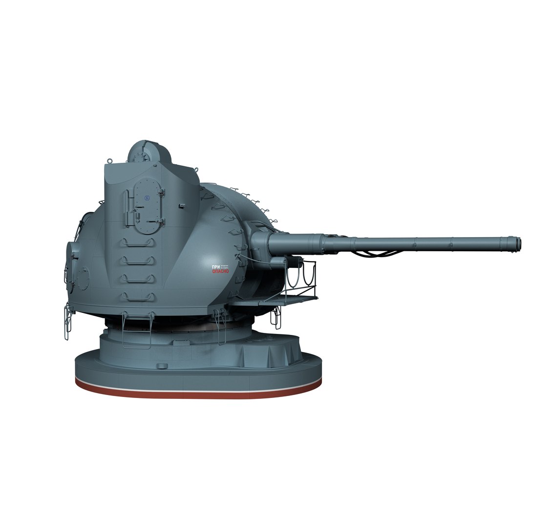 Russian Navy 130 Mm Automatic Naval Gun AK-130 3D Model - TurboSquid ...