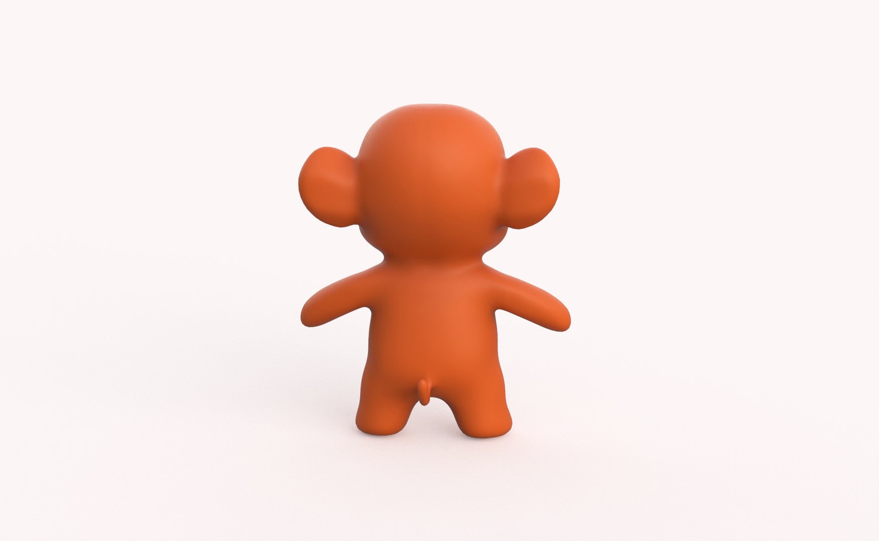 Little Animal Baby - Monkey Cute - Animated Model - TurboSquid 2282564