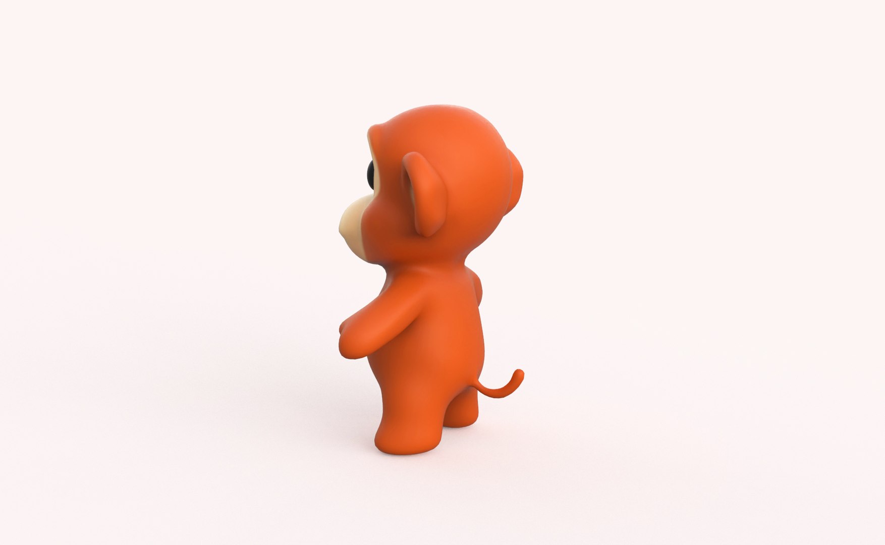 Little Animal Baby - Monkey Cute - Animated Model - TurboSquid 2282564