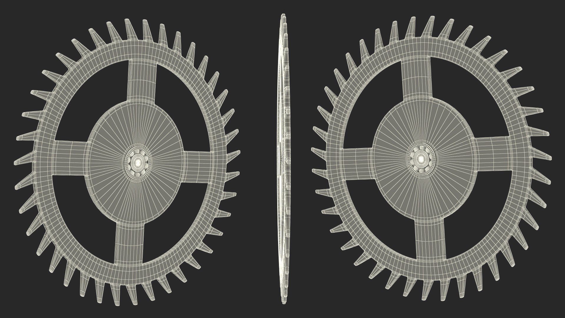 3D Clock Cog - TurboSquid 2158963