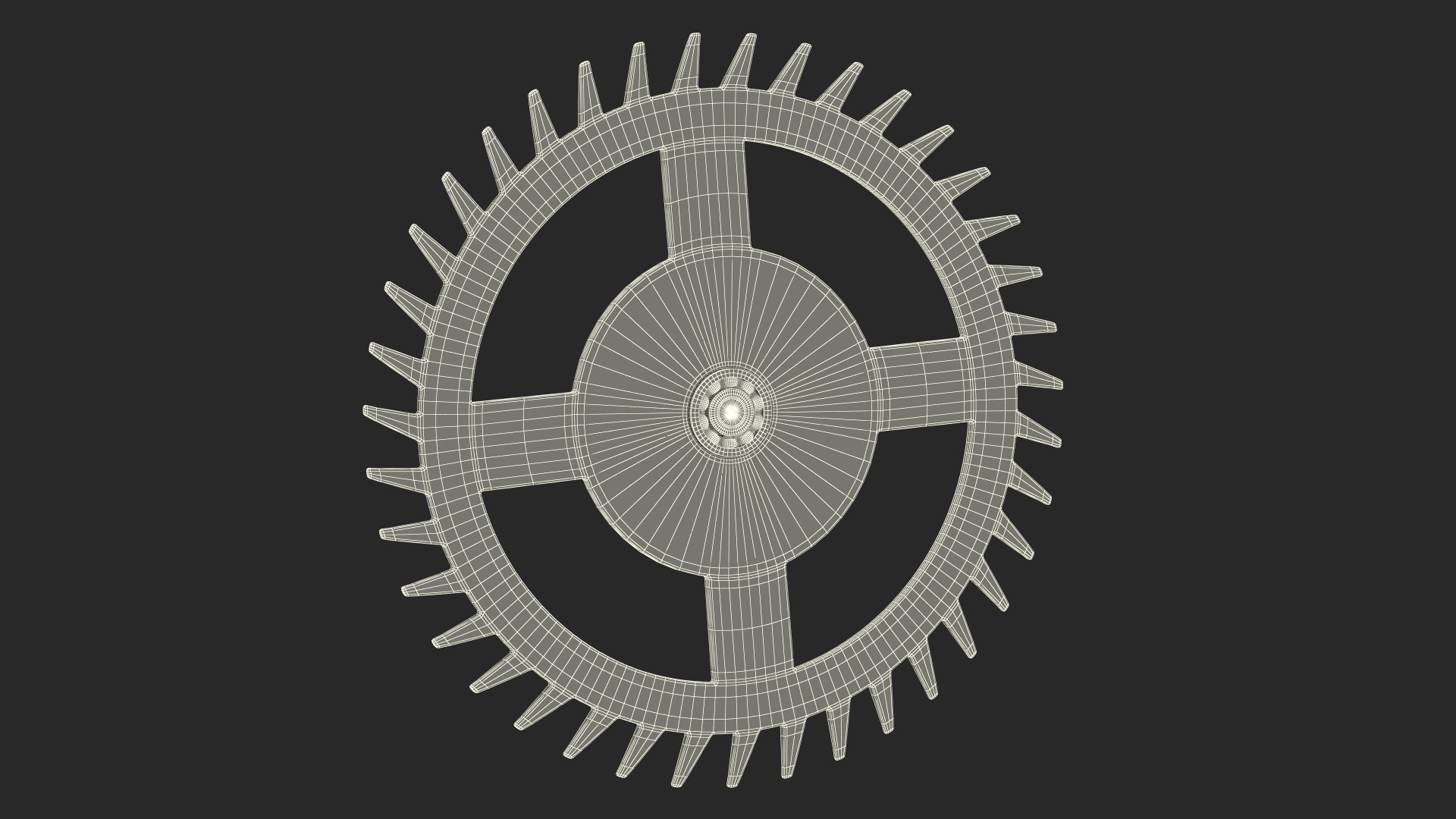 3D Clock Cog - TurboSquid 2158963