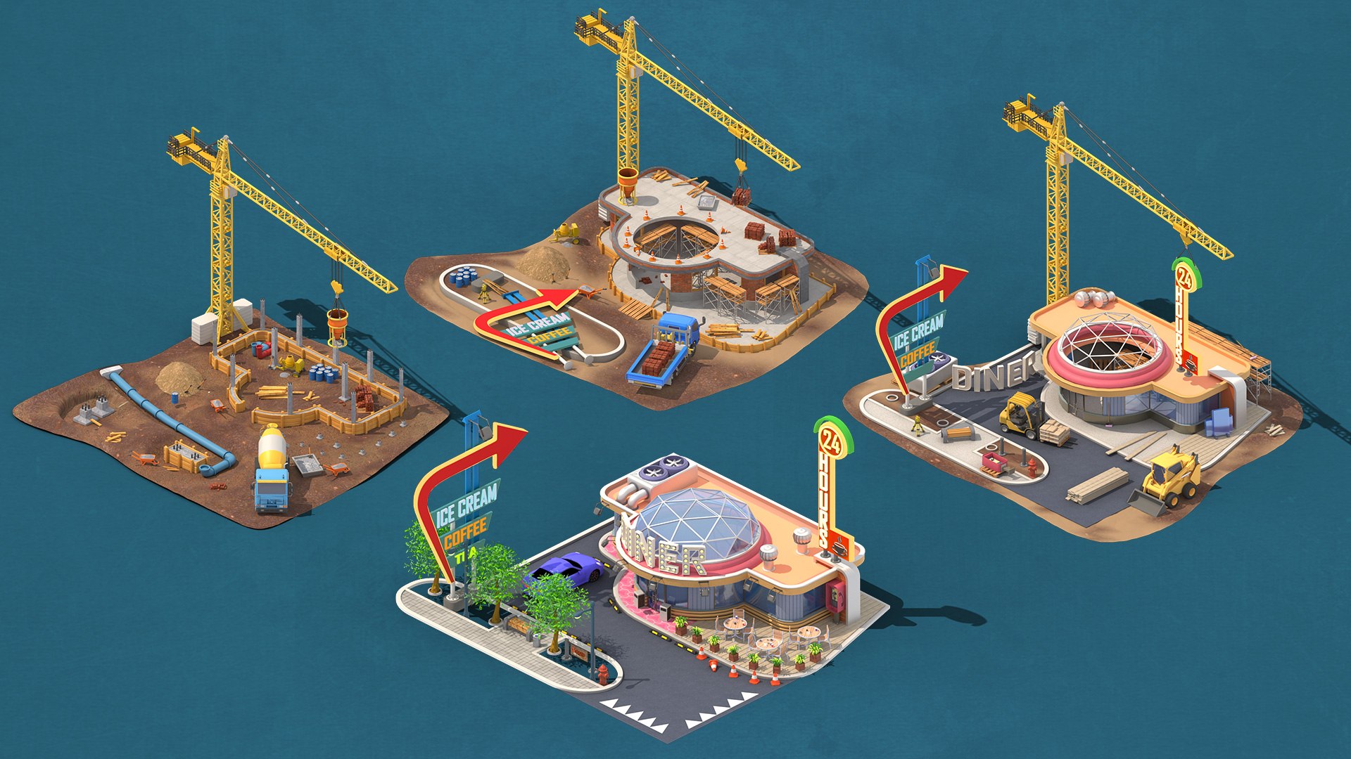 Megapolis City Builder - Isometric Ultimate Pack 3D Model - TurboSquid ...