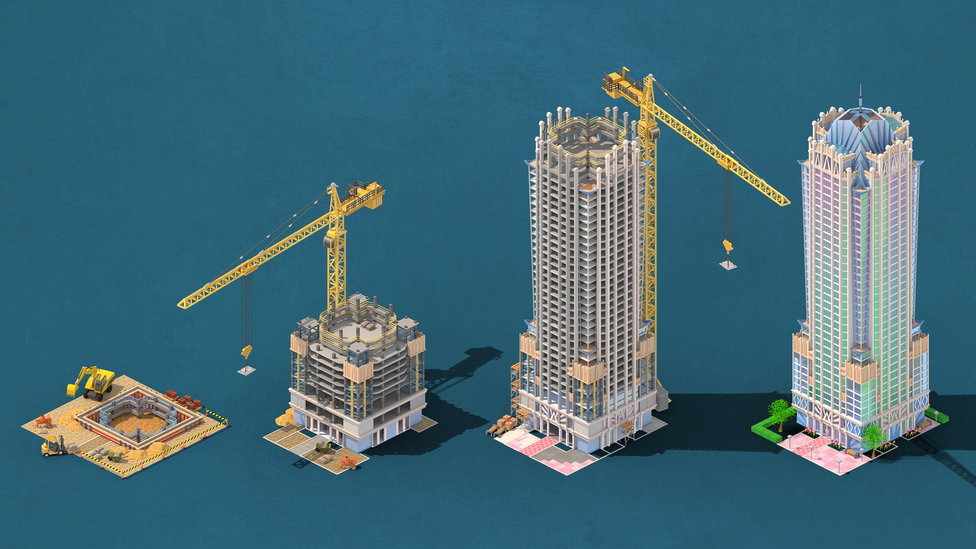 Megapolis City Builder - Isometric Ultimate Pack 3D Model - TurboSquid ...