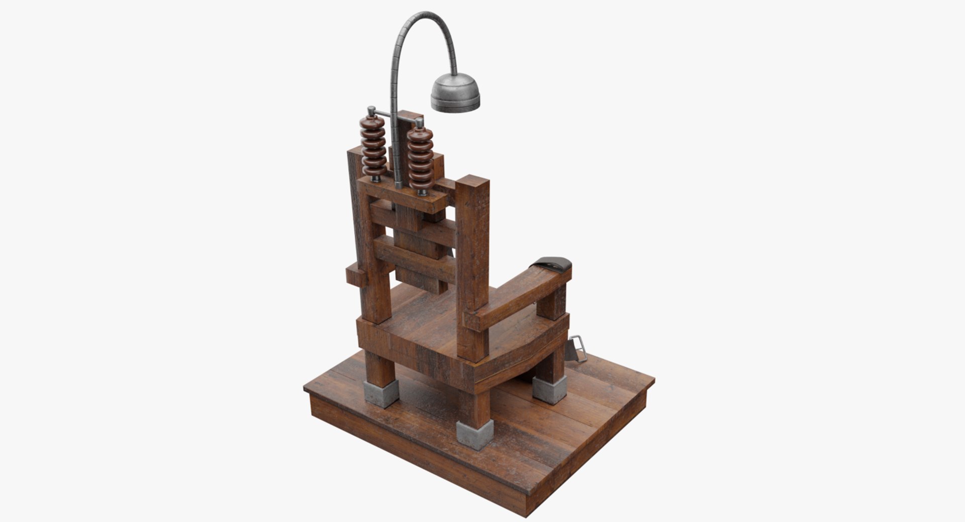 Realtime Electric Chair 3D Model - TurboSquid 1320219