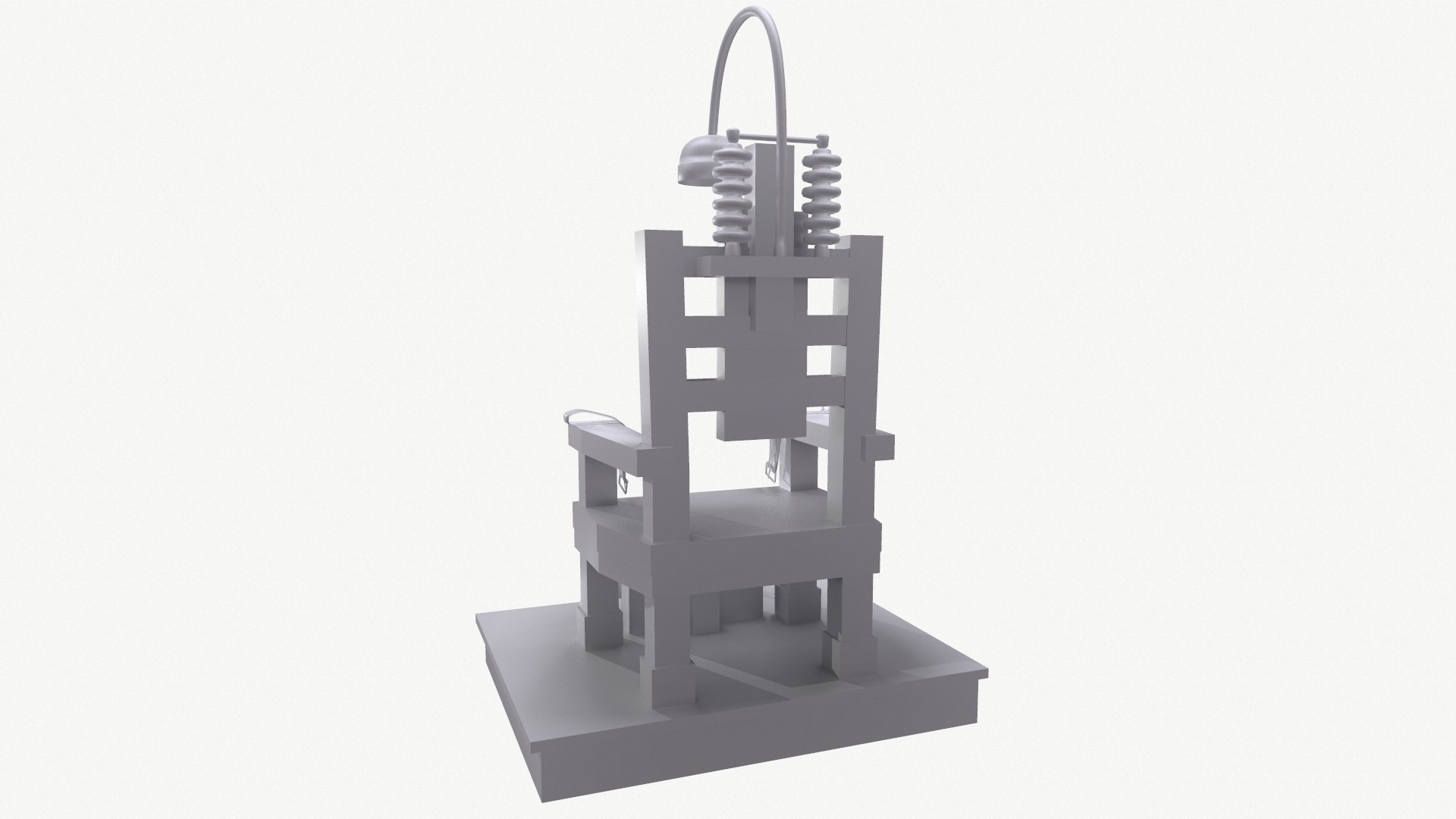Realtime Electric Chair 3D Model - TurboSquid 1320219
