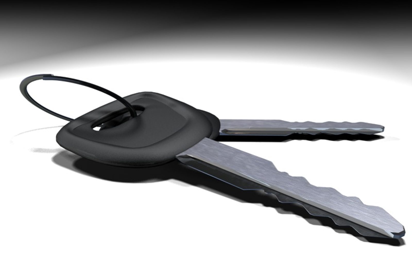 3d car keys ring model
