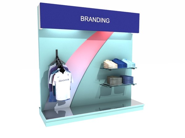 3d model fashion display units 20